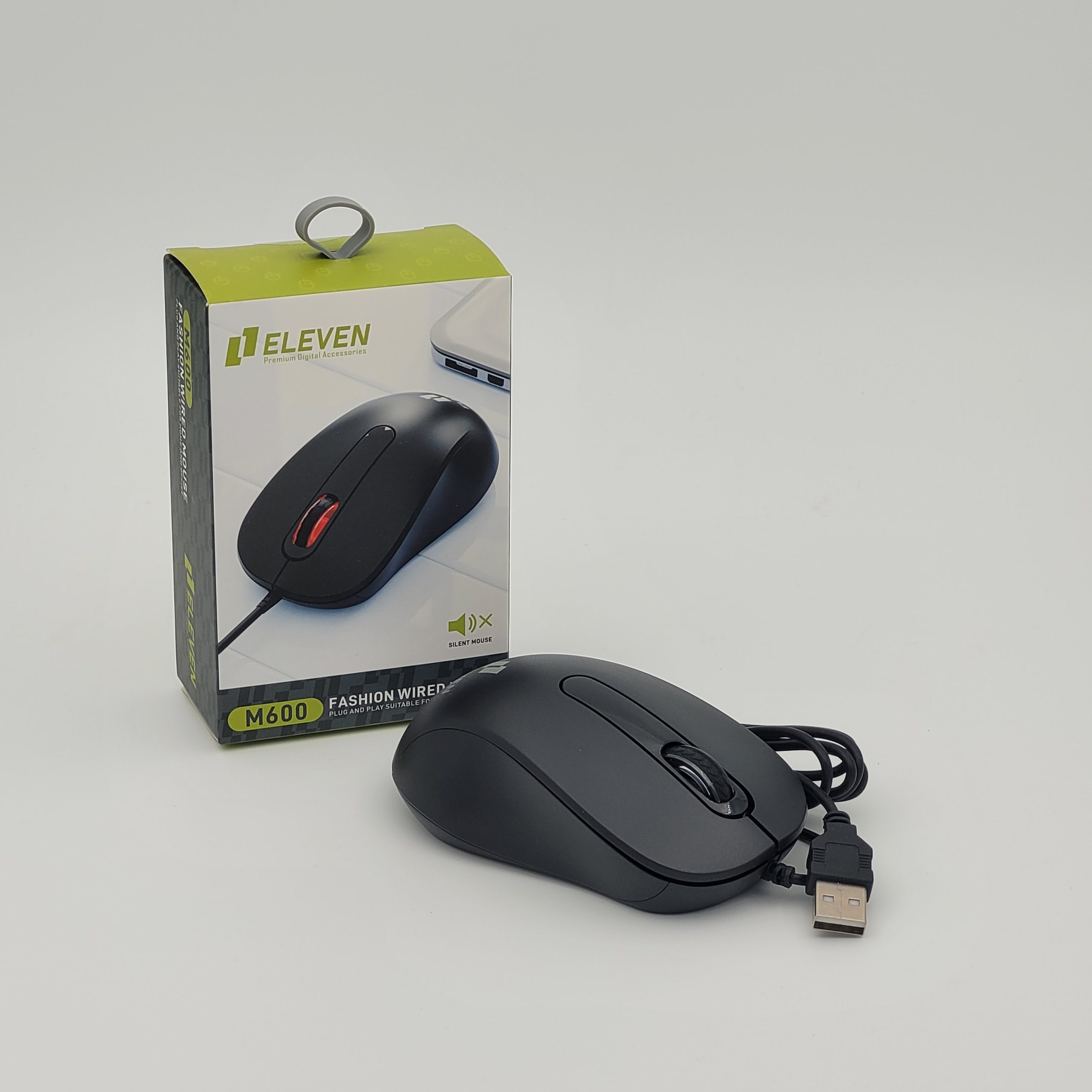 موس سیمدار سایلنت eleven مدل M600 ا ELEVEN M600 - فروشگاه شبیر استور