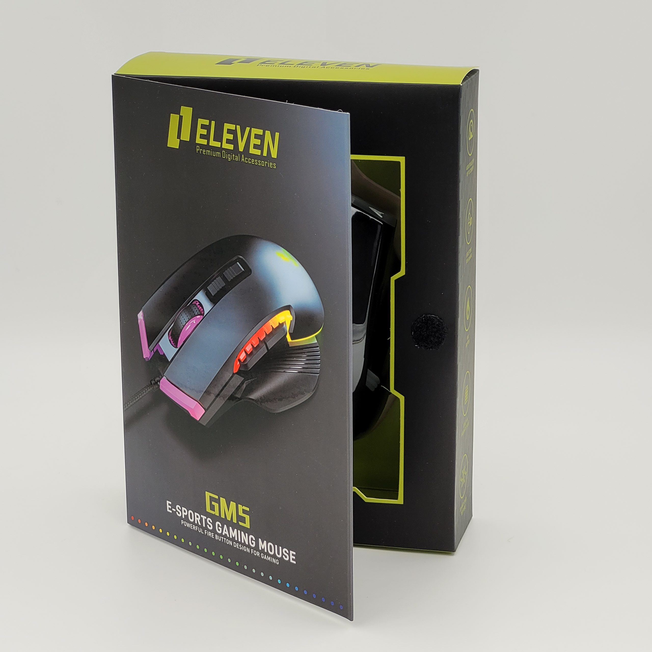 موس مخصوص بازی ایلون مدل GM5 ا ELEVEN GM5 Gaming Mouse - فروشگاه شبیر استور