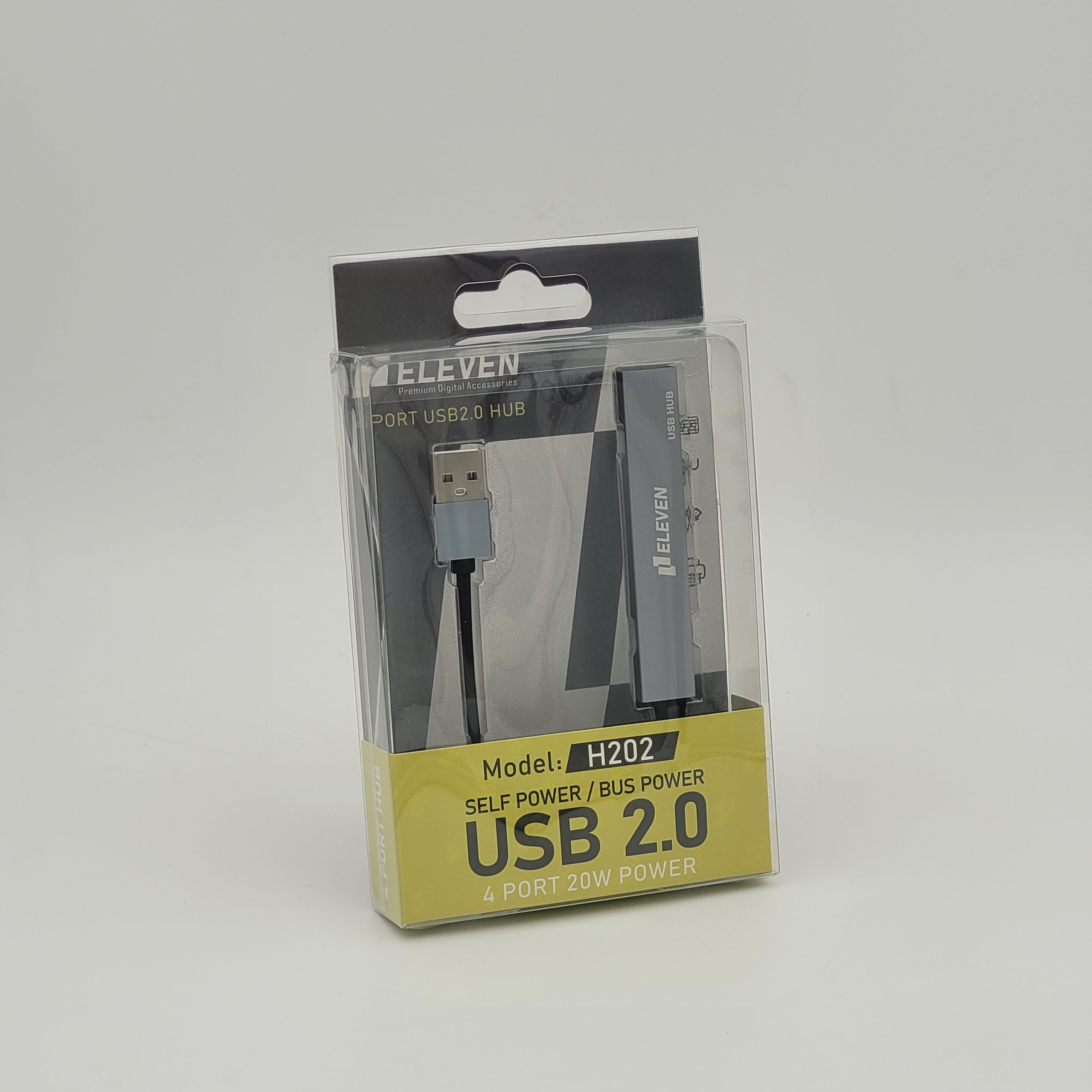هاب USB 2.0 ایلون/ELEVEN مدل H202 - فروشگاه شبیر استور