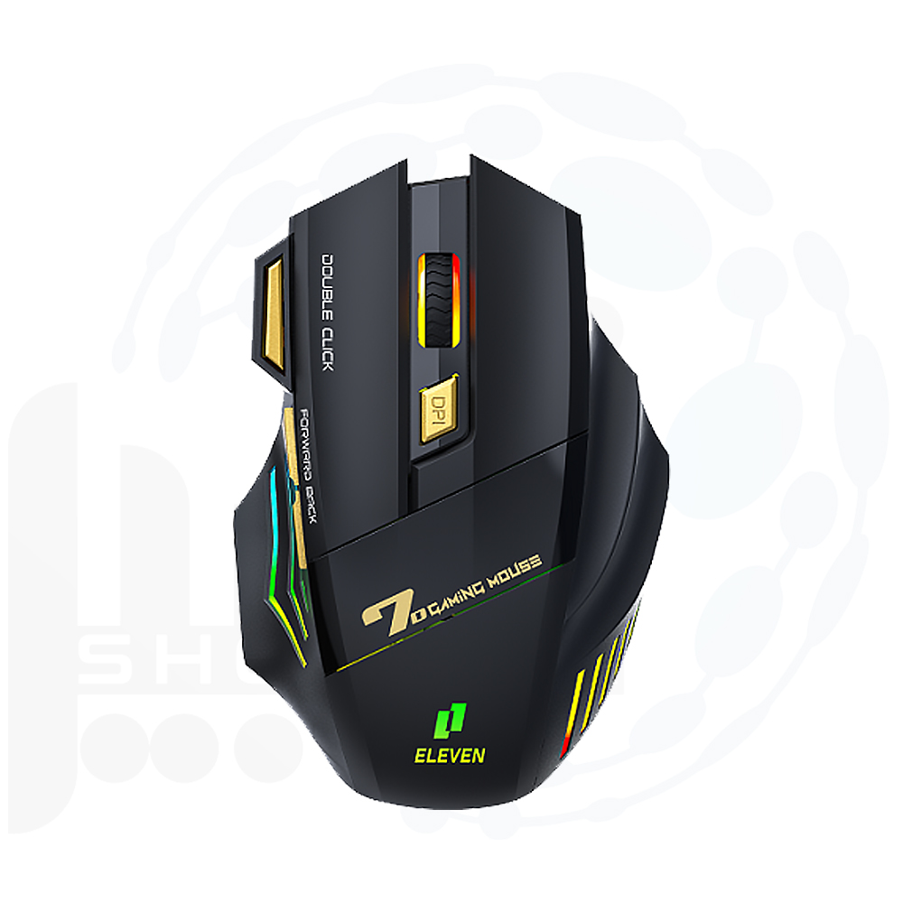 ماوس بی سیم شارژی گیمینگ ایلوِن مدل ELEVEN GM7B - فروشگاه شبیر استور
