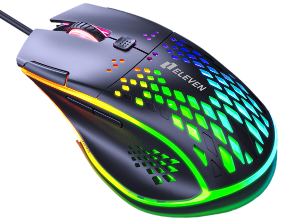 موس گیمینگ ELEVEN مدل GM6 - فروشگاه شبیر استور