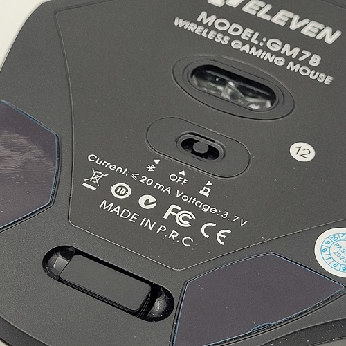 ماوس بی سیم شارژی گیمینگ ایلوِن مدل ELEVEN GM7B - فروشگاه شبیر استور