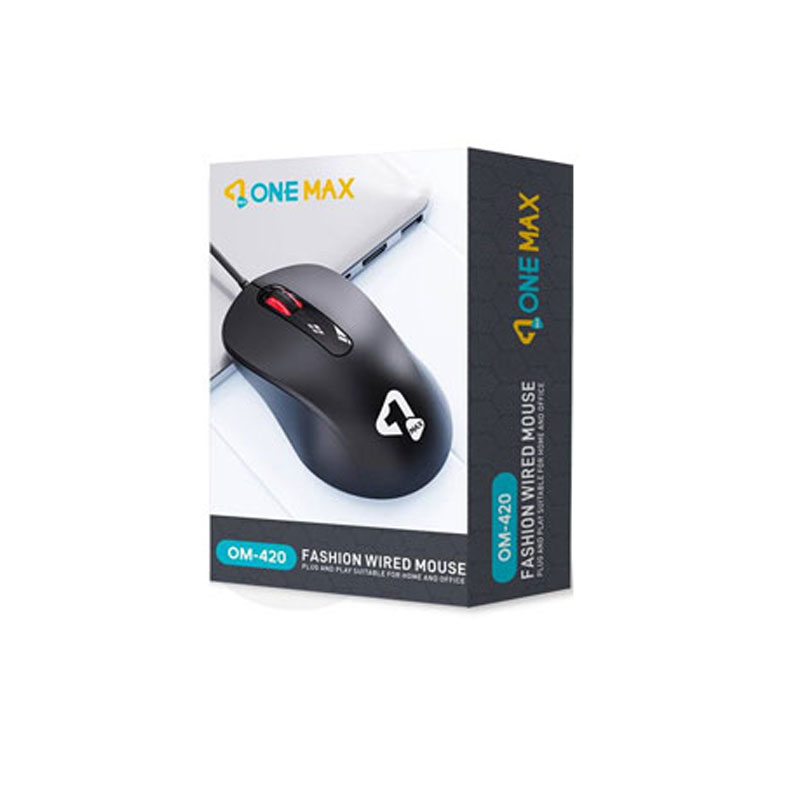 قیمت و خرید موس باسیم ONEMAX-OM420 - شبیر استور