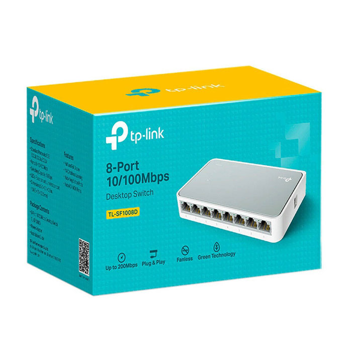 قیمت و خرید سوییچ TP-LINK TL-SF1008D 8Port - شبیر استور