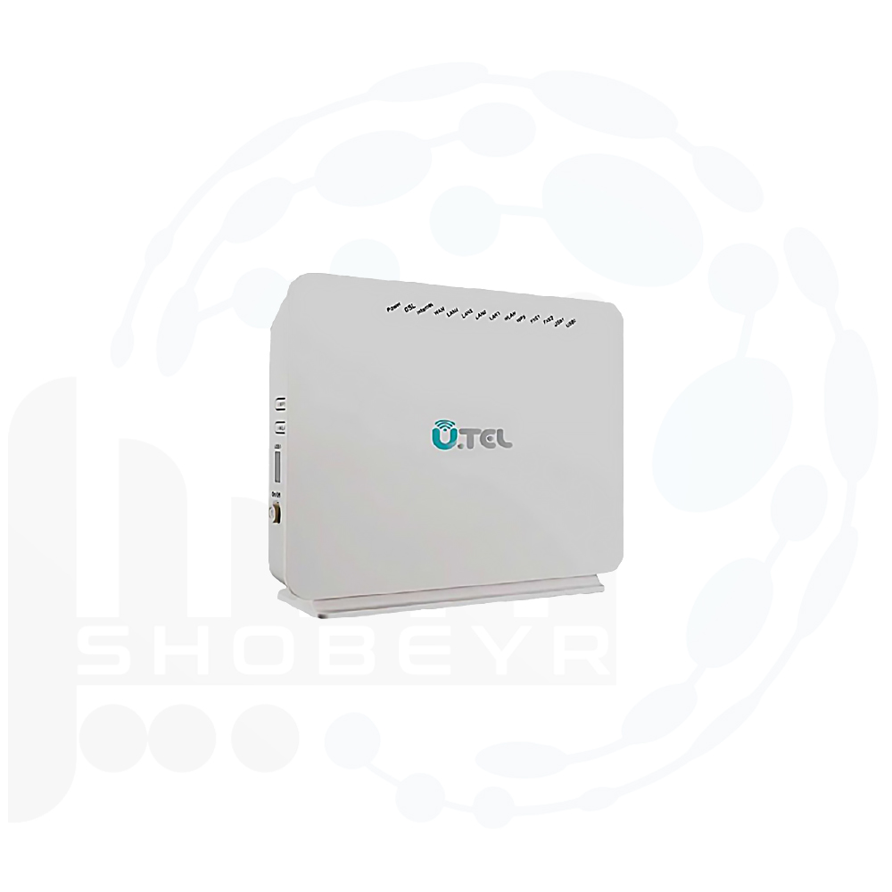 مودم روتر VDSL2/ADSL2 PLUS بیسیم یوتل مدل V301 - شبیر استور